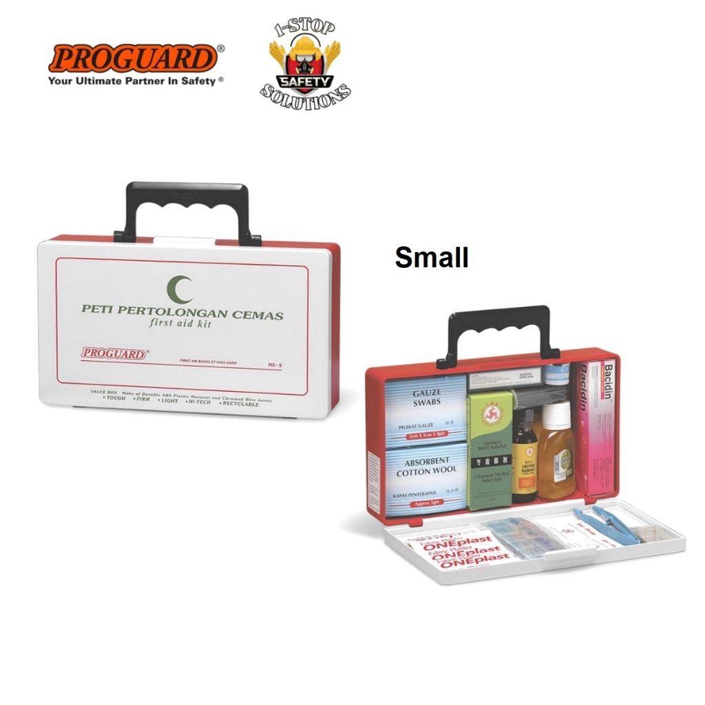 Proguard [SMALL] Handle Emergency First Aid Kit Peti Pertolongan ...