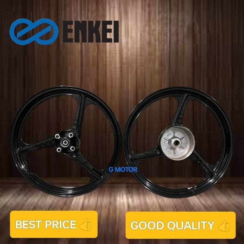 ENKEI 3L 3 BATANG SPORT RIM FOR MOTOR YAMAHA LC135 / V1 - V7 / LAGENDA 115 SIZE 1.4/1.6-17 READY ...