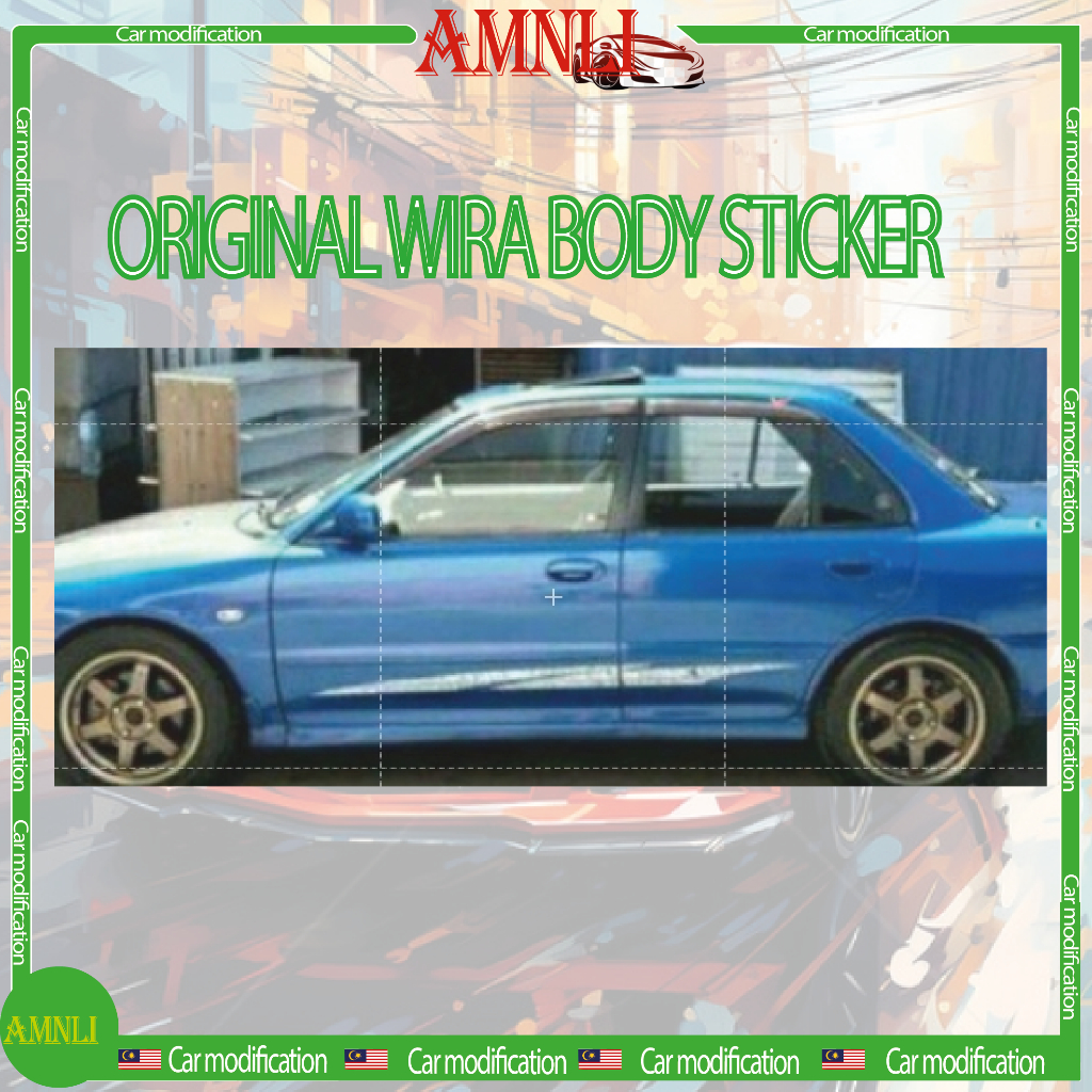 ORIGINAL WIRA BODY STICKER | Shopee Malaysia