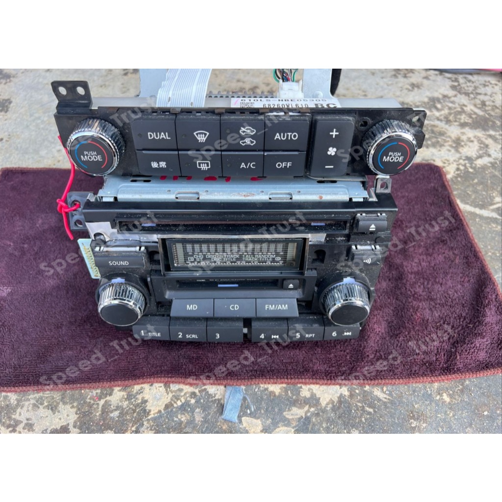 Original Center Aircond AC Switch Suis Controller & Audio Disc CD ...