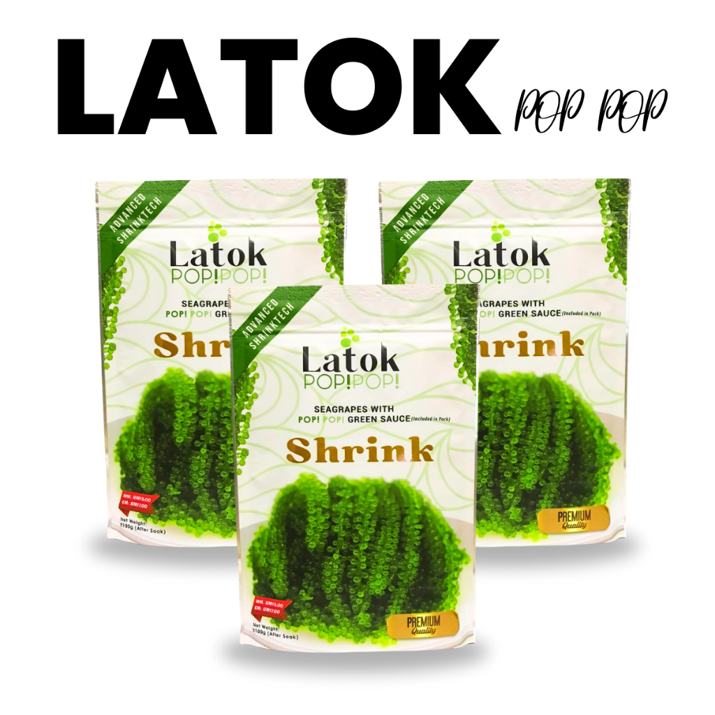 KOMBO 3 PEK LATOK POP POP SHRINK- READY STOCK | Shopee Malaysia
