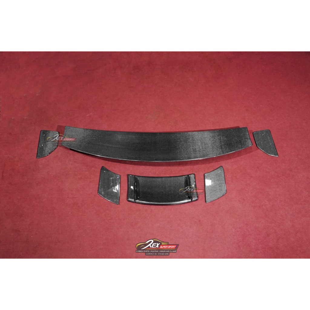 Toyota Supra A90 GR Rear Spoiler Varis Real Carbon Fiber One Set ...