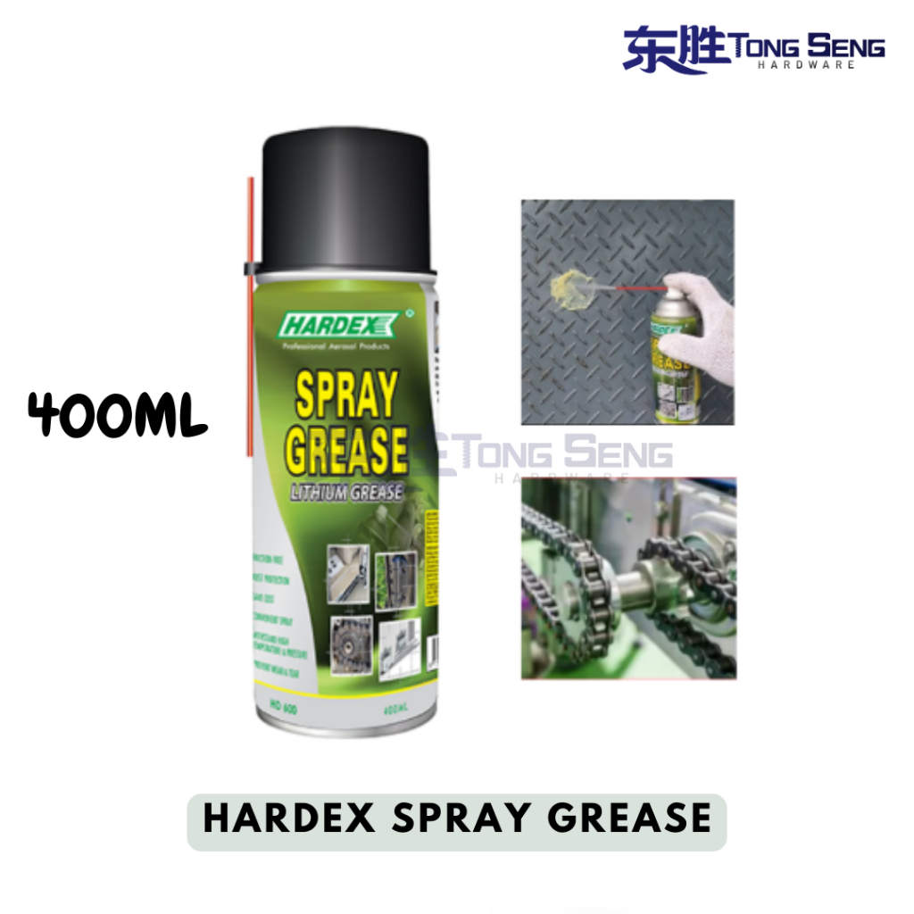 HARDEX SPRAY GREASE 400ML | Shopee Malaysia