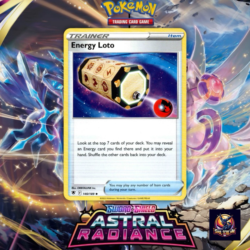 Pokemon TCG Energy Loto Astral Radiance | Shopee Malaysia