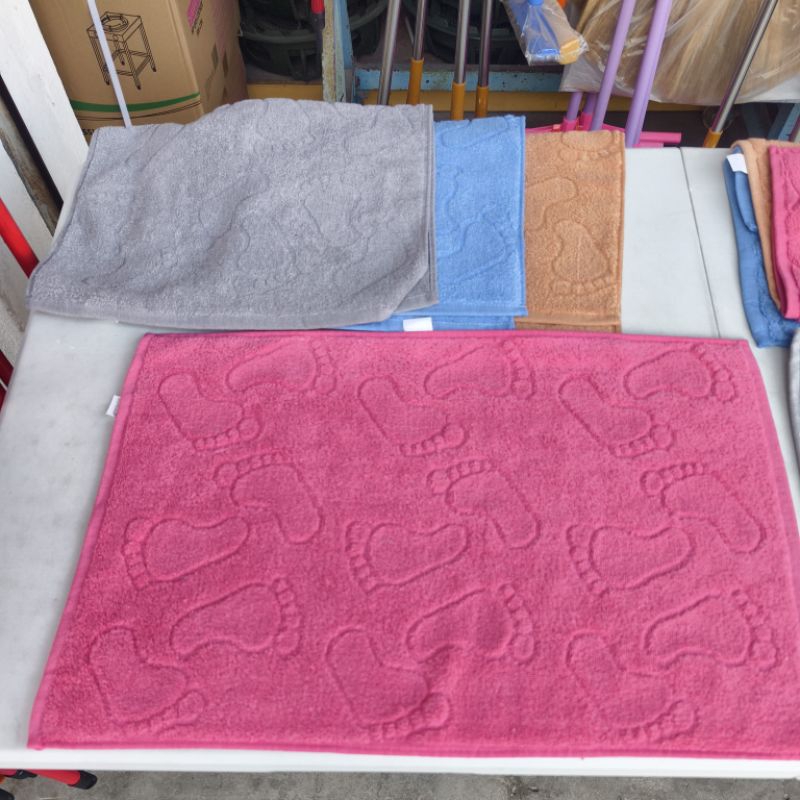 FLOOR MAT HIGH QUALITY Leg shape & leave shape / kain alas kaki tebal ...