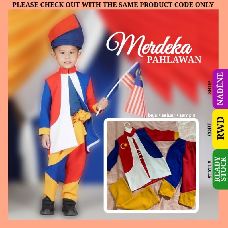 [ RWD ] SET PAHLAWAN | BUSANA MERDEKA EXCLUSIVE | KIDS BOY BUDAK LELAKI ...
