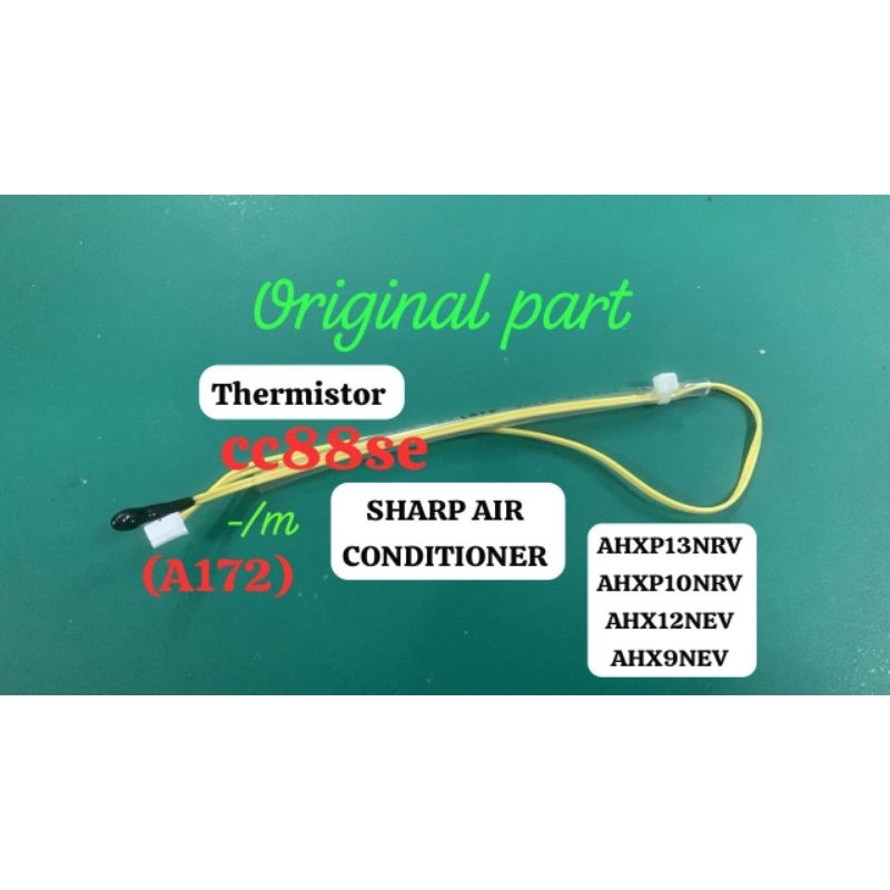 SHARP AIR CONDITIONER THERMISTOR SENSOR AH-XP13NRV AH-XP10NRV AH-X12NEV ...