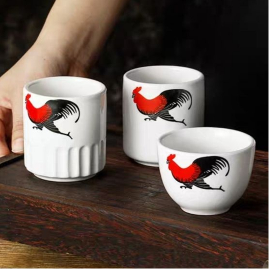 Tea Cups Ceramic Vintage Rooster Tea Cup/Porcelain Rooster Tea Cup ...
