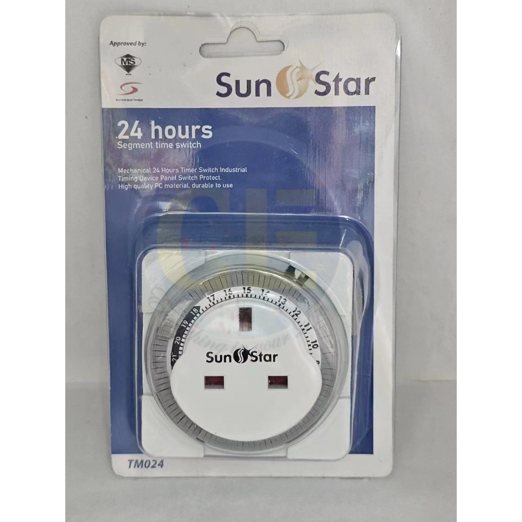 SunStar 24HR Segment Time Switch - Timer | Shopee Malaysia