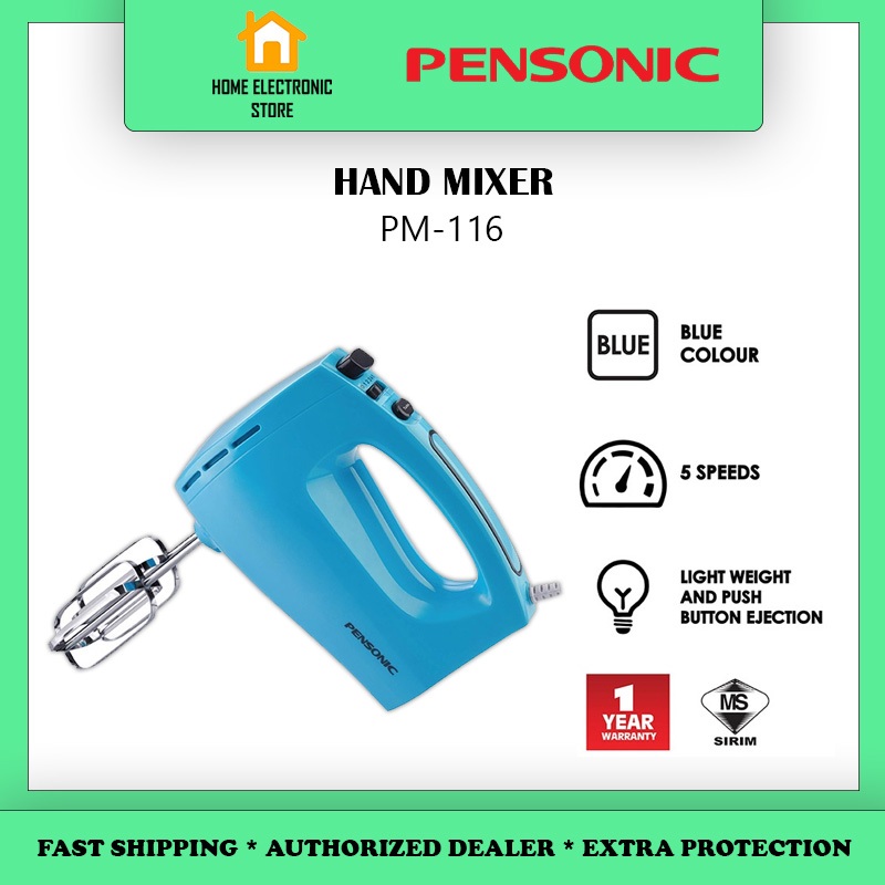 Pensonic 300W with Turbo Hand Mixer PM-116 (B) | Shopee Malaysia