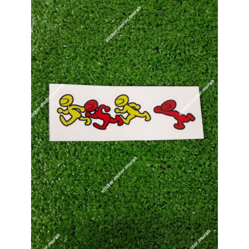 STICKER MINI ROSSI RUN / ROSSI RUN HELMET ORANG LARI | Shopee Malaysia