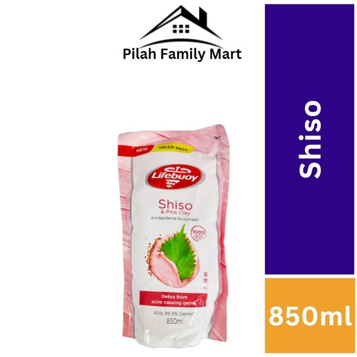Shiso & Pink Clay LIFEBUOY Body Wash Refill 850ml | Shopee Malaysia