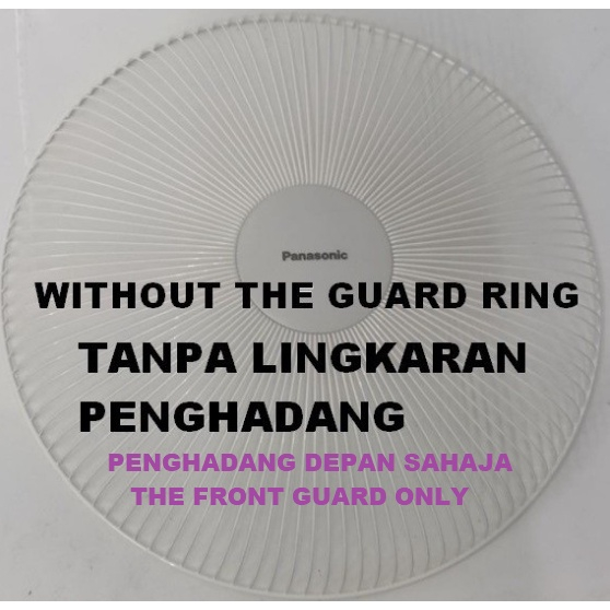White Colour Front Guard With Guard Mark For Panasonic KDK Stand Fan ...