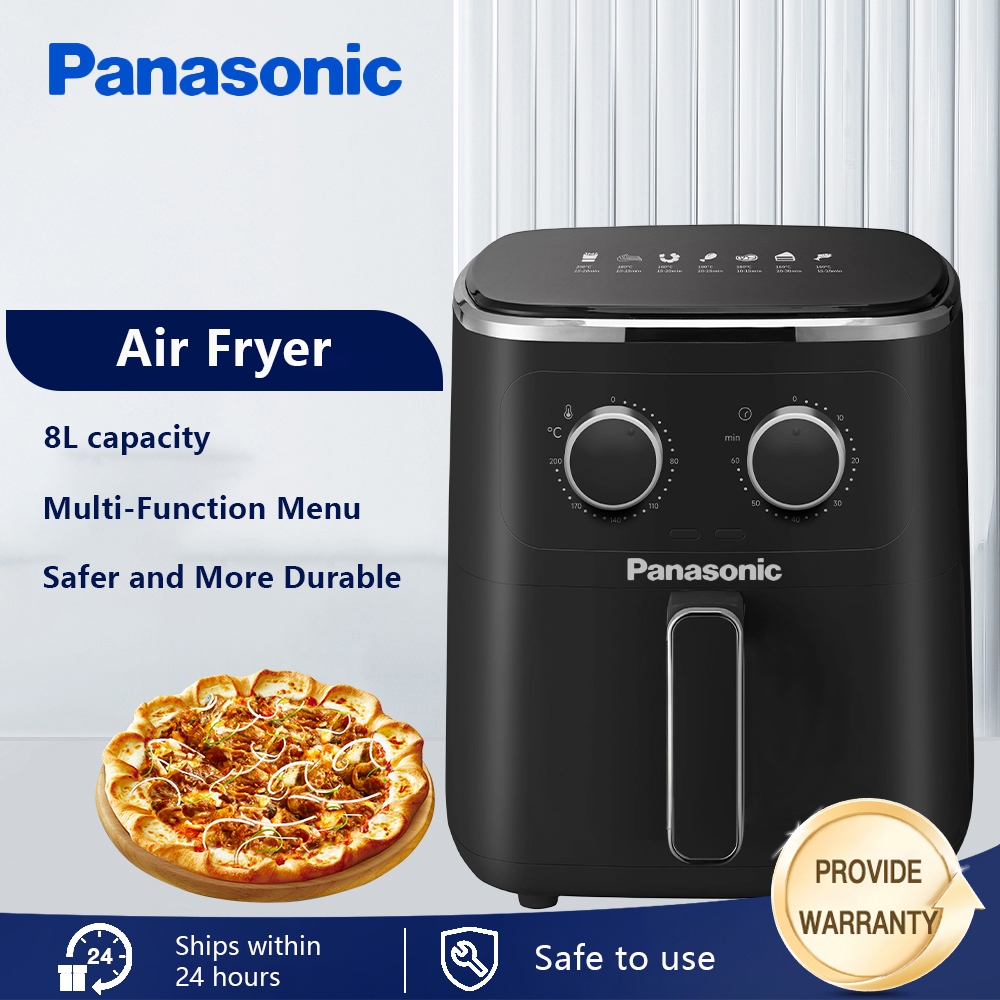 Panasonic Air Fryer Oil Free Air Fryer 8L Knob design Non-Stick ...