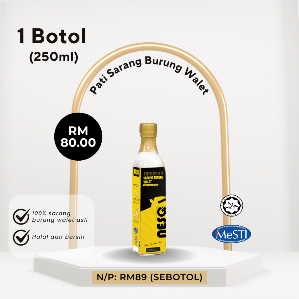 NESQ - 1 BOTOL PATI SARANG BURUNG WALIT 250ML | Shopee Malaysia