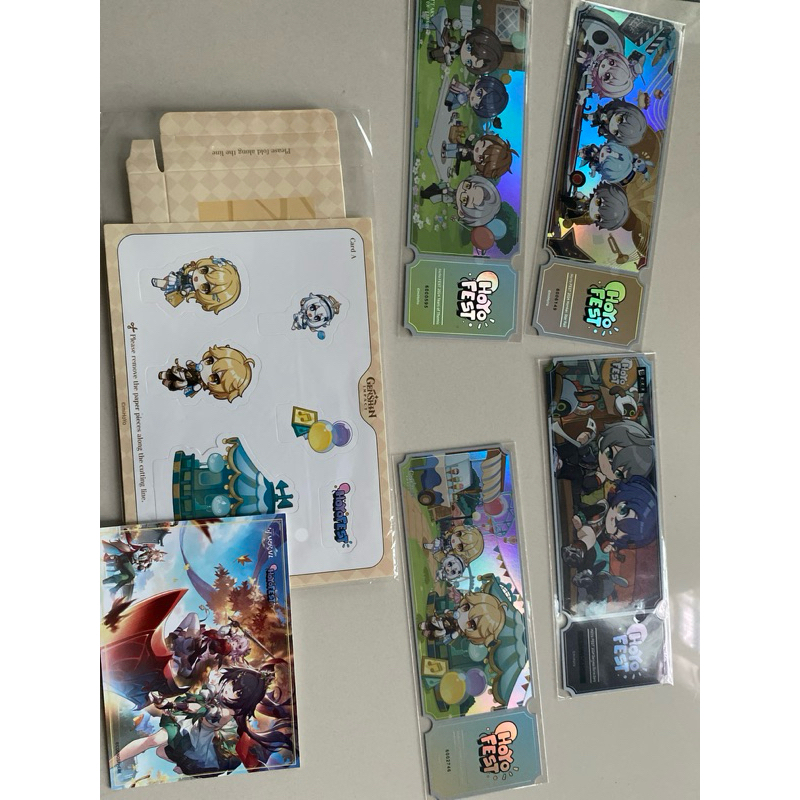 [Hoyofest 2024] freebies merchandise genshin impact, hsr, zzz, Tears of ...