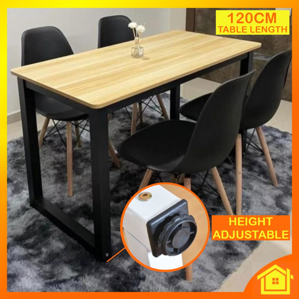 Set Dining Table & Chair Home Cafe Cafeteria Canteen Kitchen Modern ...