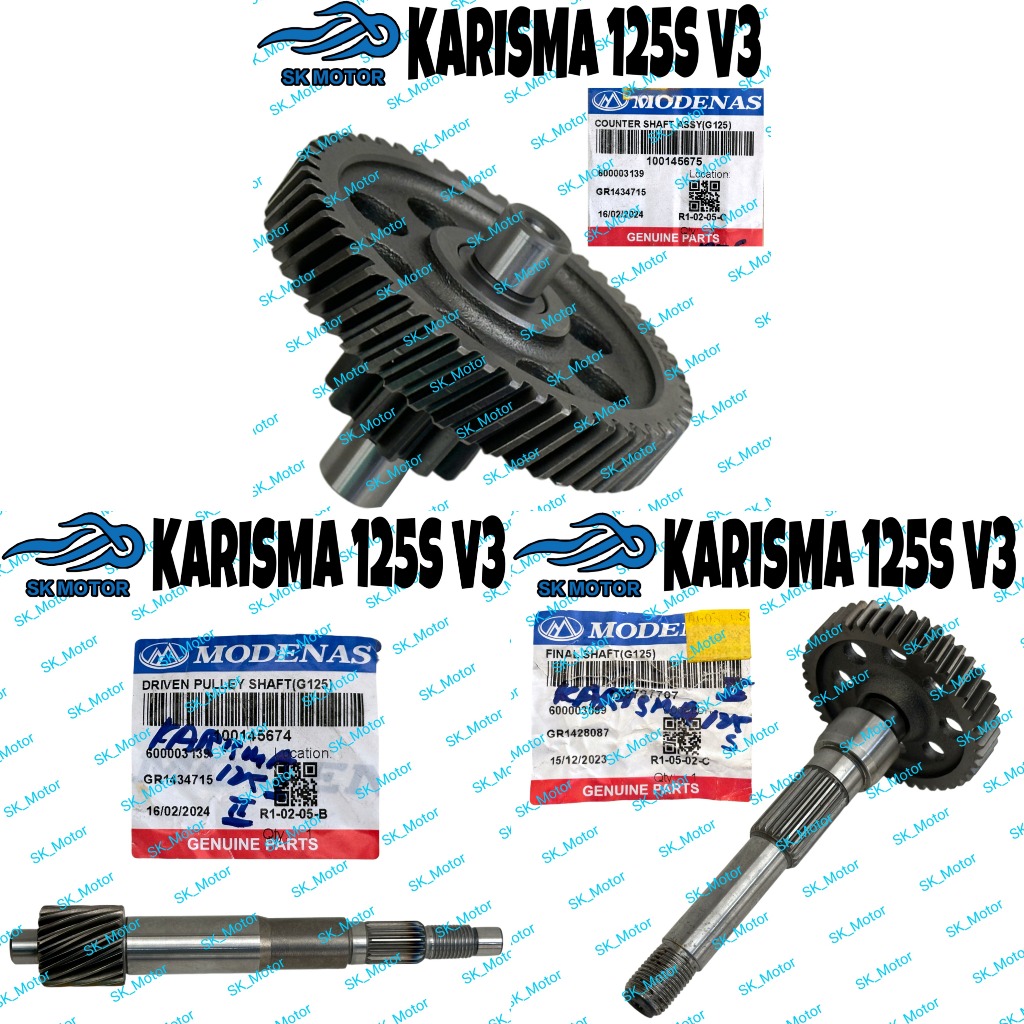Modenas KARISMA 125 S V3 Original Counter Shaft Driven Pulley Final ...