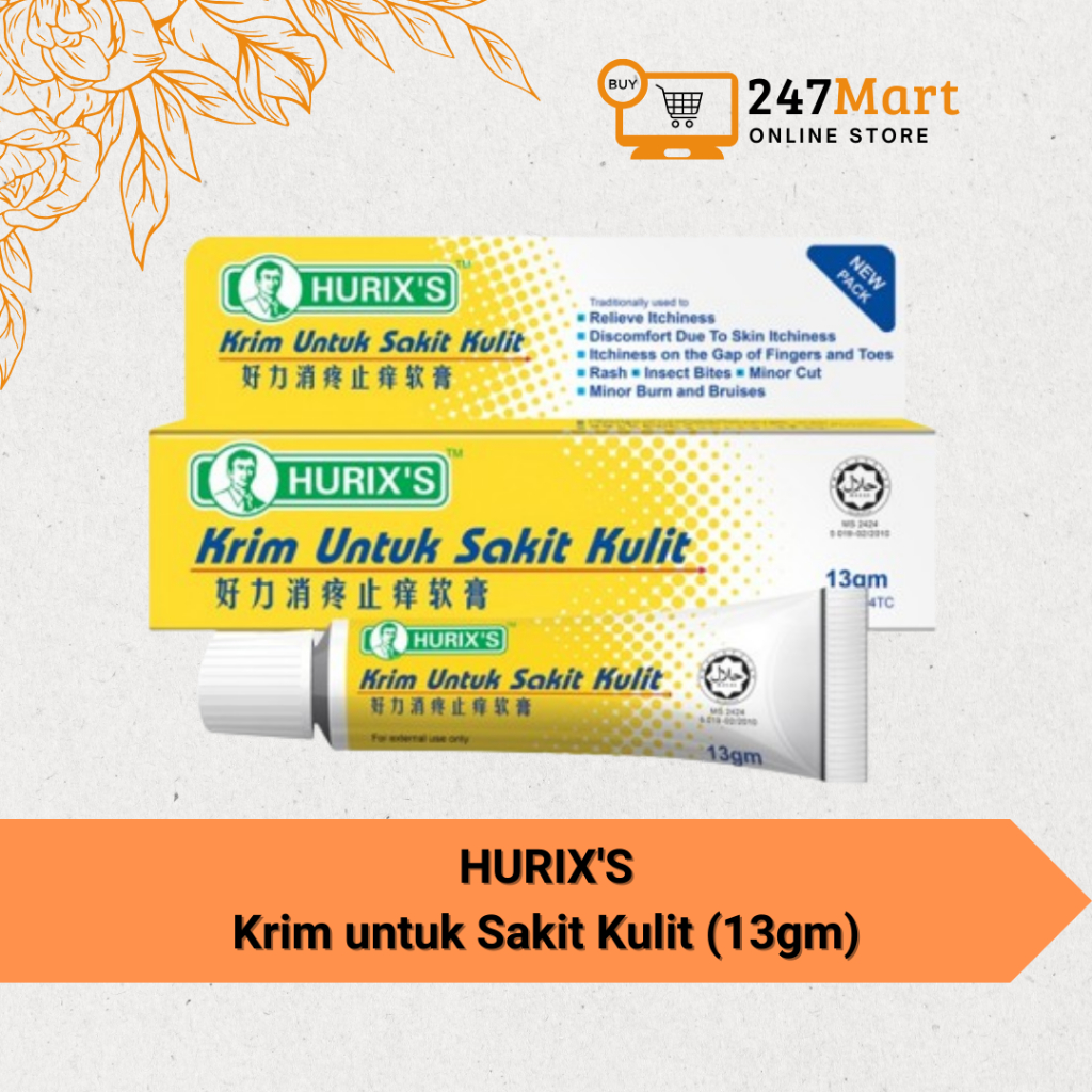 HURIX'S Krim untuk Sakit Kulit (13gm) | Shopee Malaysia