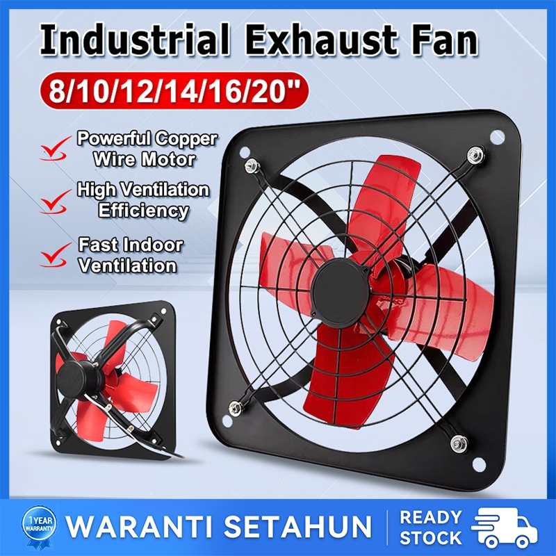 Exhaust fan 8-24 inch Industrial exhaust fan ventilation fan kipas ...
