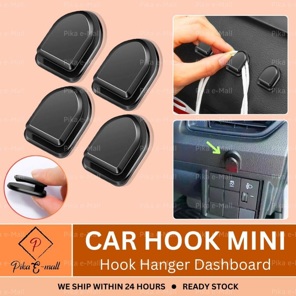 Universal Car Hook Hanger Mini Cute Seat Dashboard Organizer Car Hanger ...