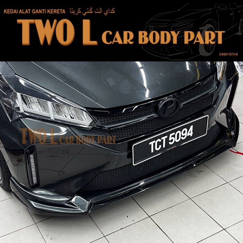 Myvi 2021 MG3 FL Front Skirt (Advance GT) pu material | Shopee Malaysia