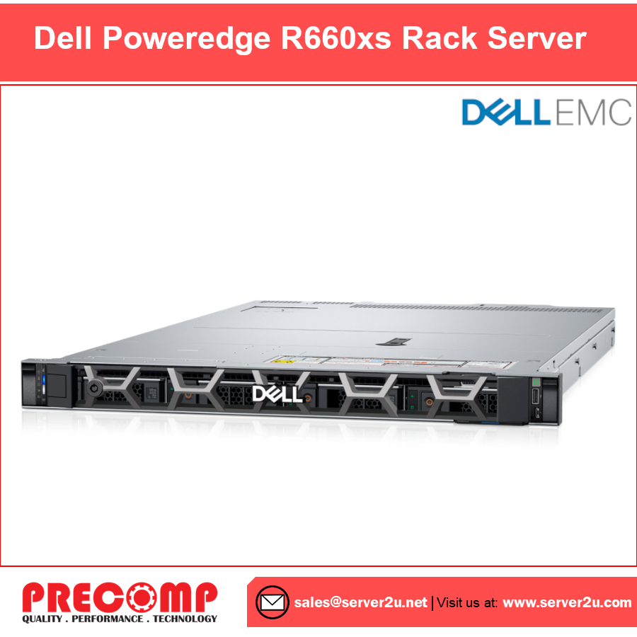 Dell EMC PowerEdge R660XS 1U Rack Server (XS4410T.16GB.480GB) (R660XS ...