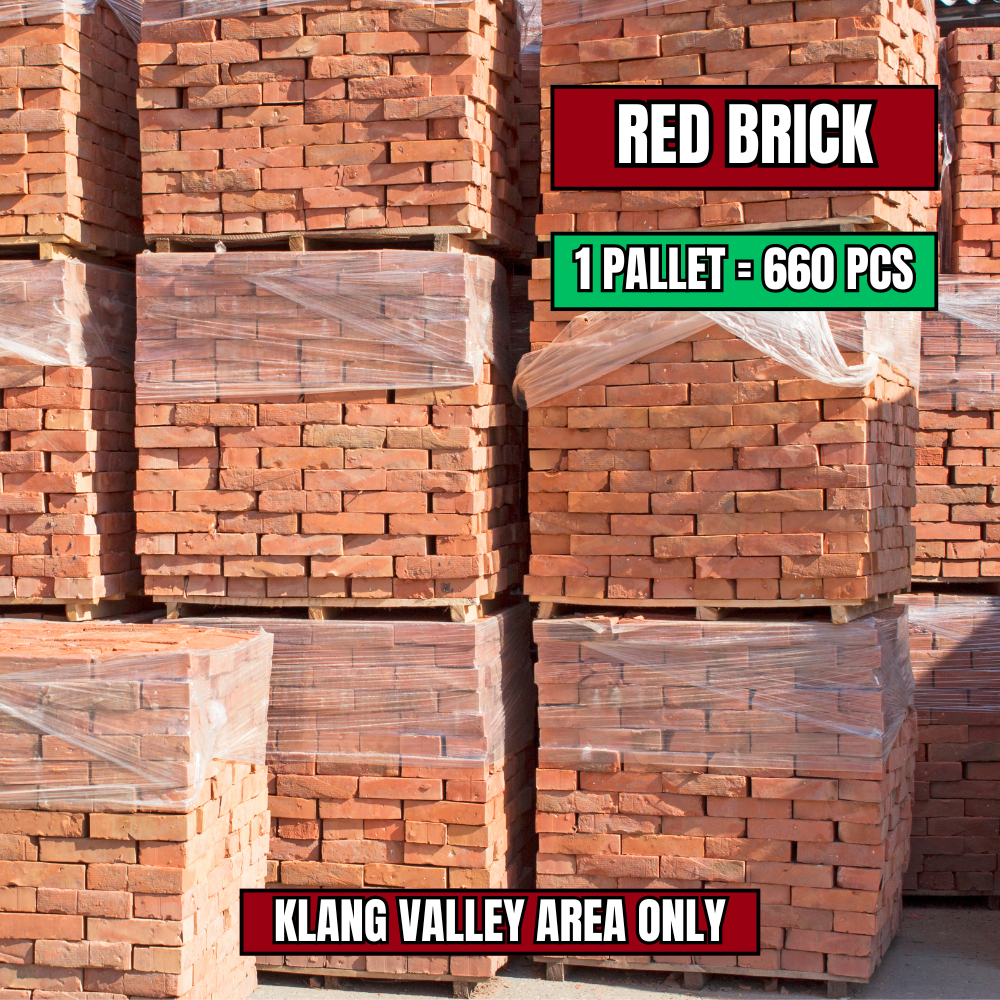 (1 Pallet) Sand Brick Cement Sand Brick Cement Block Red Brick Batu ...