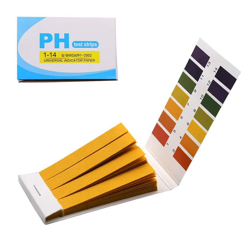 MKR 80PCS Strips Full Range PH Alkaline Acid 1-14 Test Paper Water ...