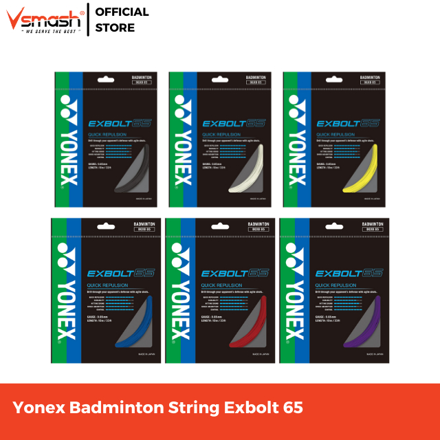 Tali Badminton Yonex Exbolt 65 | Yonex Badminton String Exbolt 65 ...
