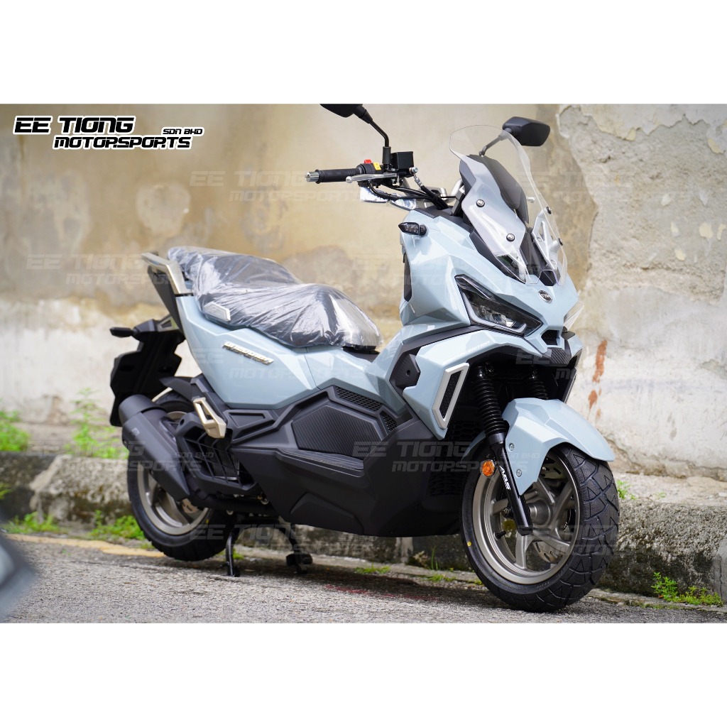 SYM HUSKY 150 ADV ABS SCOOTER SE NARDO GREY READY STOCK OFFER PROMOSI ...
