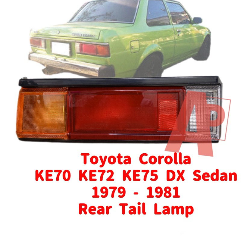 Toyota Corolla KE70 KE72 KE75 DX Sedan Rear Tail Lamp Lights New Left ...