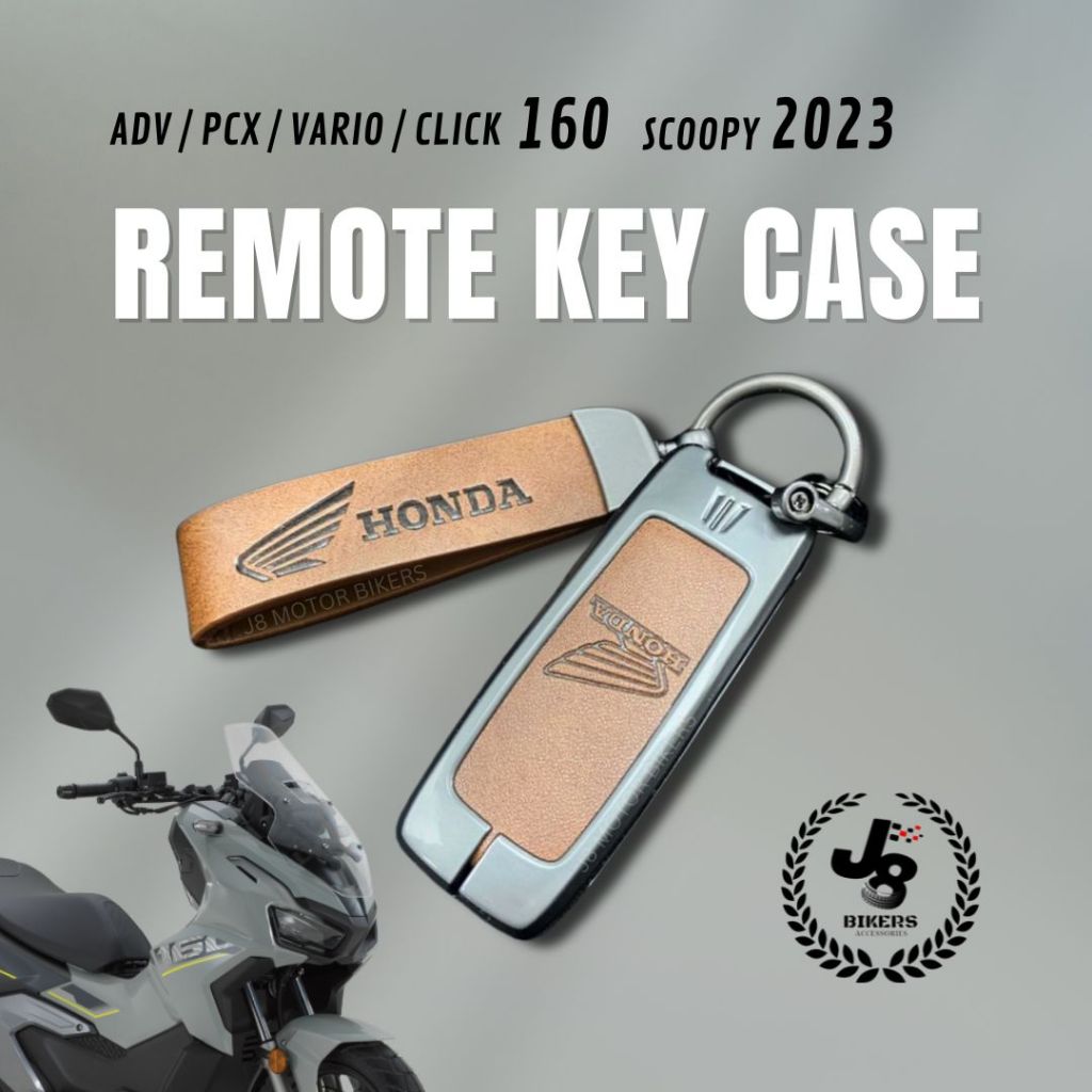 HONDA ADV160 PCX 160 Vario 160 Click 160 Scoopy 2023 Leather Remote Key ...