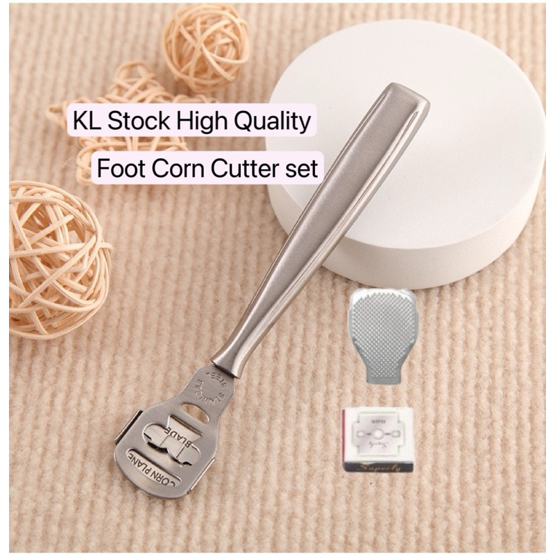 KL Stock Callus Remover Foot Corn Blade Razor Shaver Feet Care Dead Dry ...