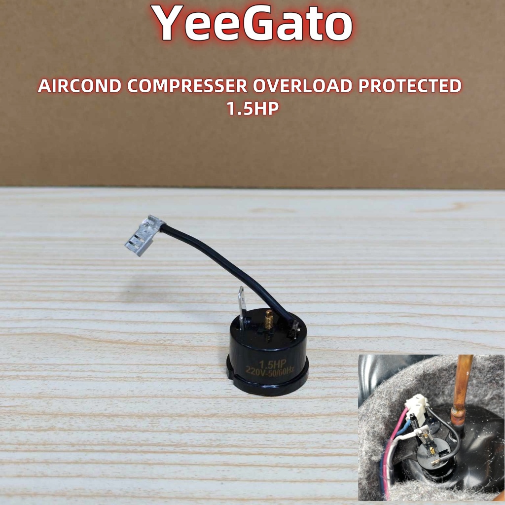 1.5HP OVERLOAD AIRCOND OUTDOOR COMPRESSER PROTECTED OVERHEAT RELAY ...