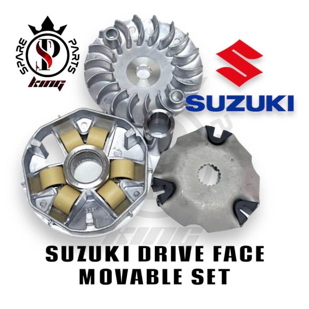 SUZUKI DRIVE FACE MOVABLE SET WITH DRIVE FAN FRONT PULLEY FACE PULEY ...