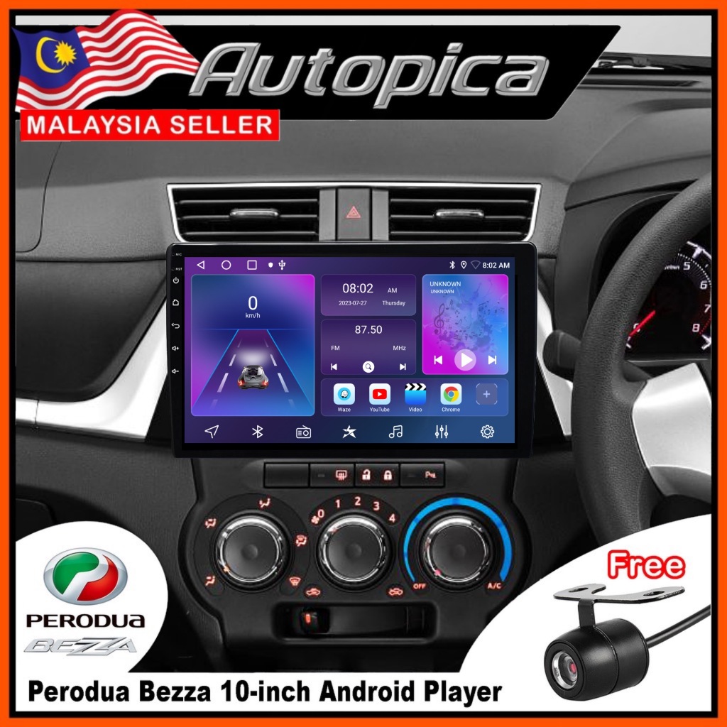 [4GB/8GB RAM] Perodua Bezza 2020-2024 8257/7862S Octa Core 10" IPS ...