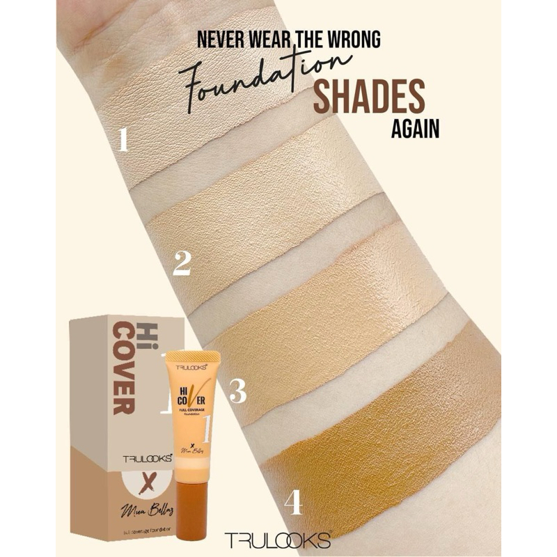 TRULOOKS HI COVER FOUNDATION | Shopee Malaysia