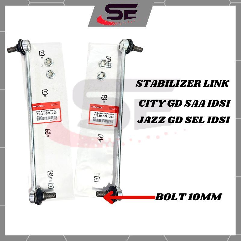 HONDA Front Stabilizer Link Honda City gd8 IDSI Jazz gd (BOLT 10MM ...