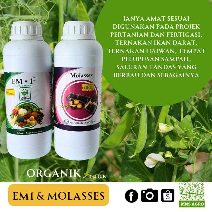 EM1 & MOLASSES BAJA COMBO 1 LITER | Shopee Malaysia