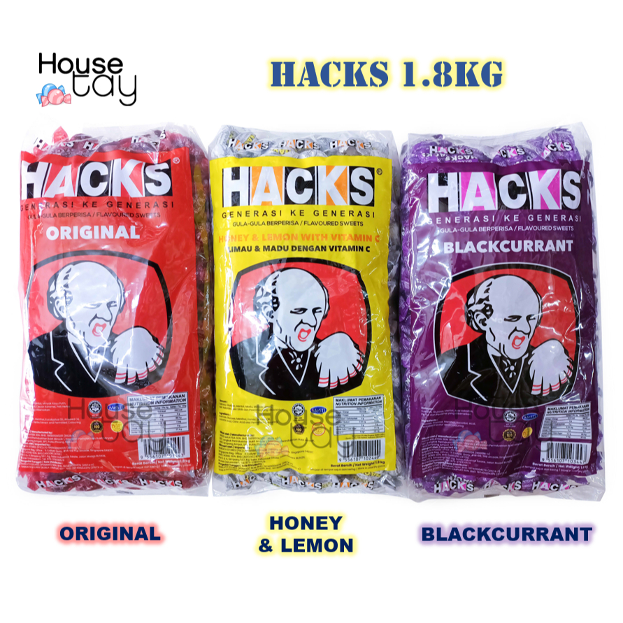 HACKS 1.8kg Original / Honey Lemon / Blackcurrant | Shopee Malaysia