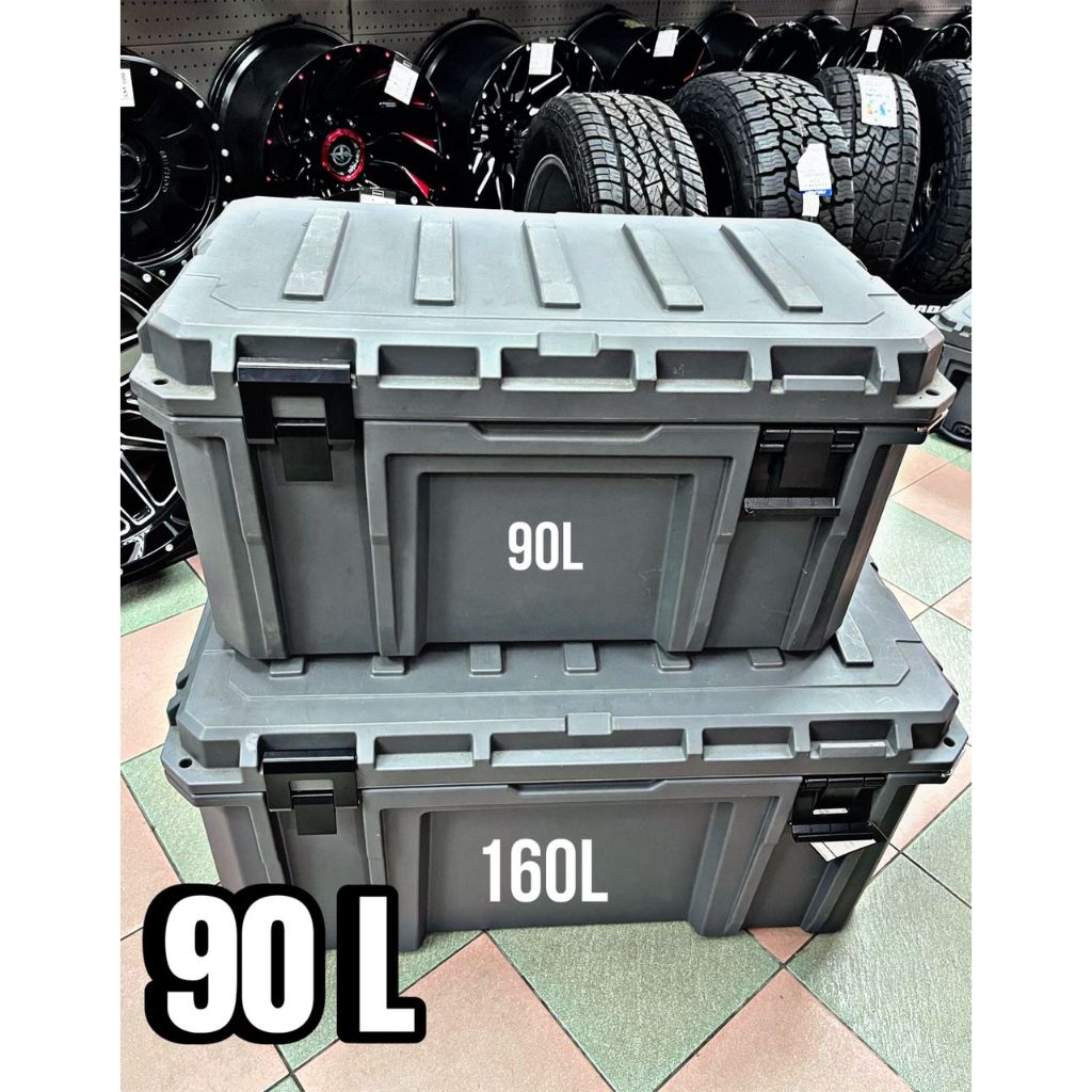 MAX ABS Heavy Duty Storage Box [90L] Camping Outdoor Storage Ice Box ...
