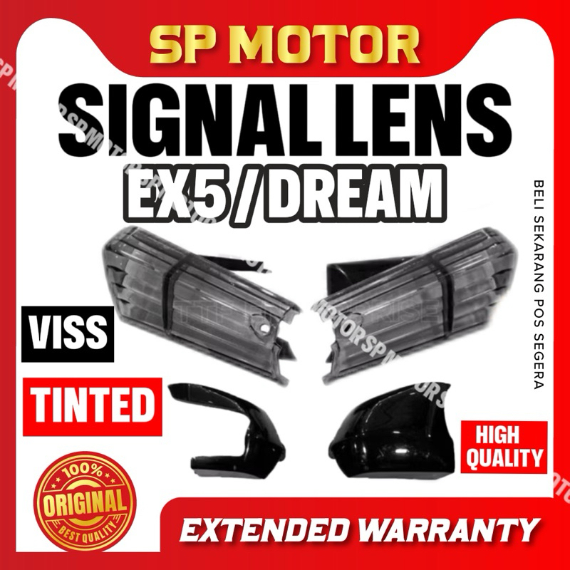 EX5 / EX5 DREAM FRONT SIGNAL LENS / FRONT SIGNAL LAMP COVER TINTED VISS ...