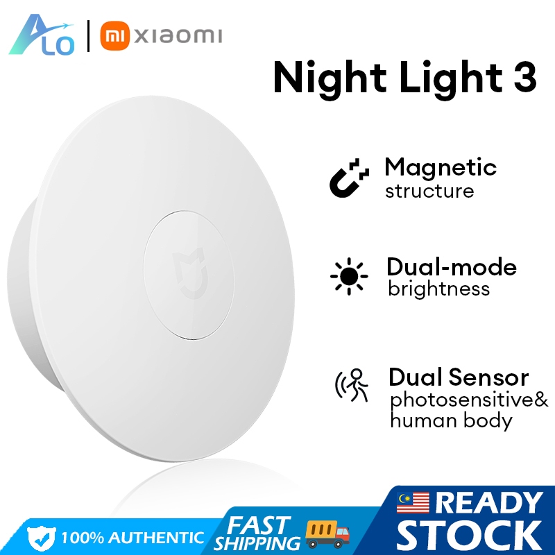 Xiaomi Mijia Night Light 3 Rechargeable Motion Sensor Adjustable ...
