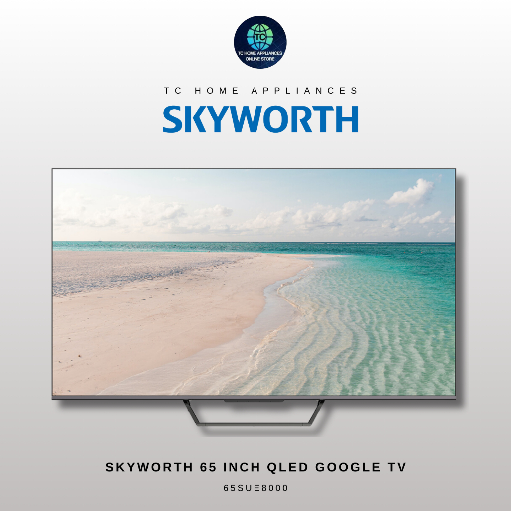 SKYWORTH 65-INCH 4K QLED GOOGLE TV (65SUE8000) | Shopee Malaysia