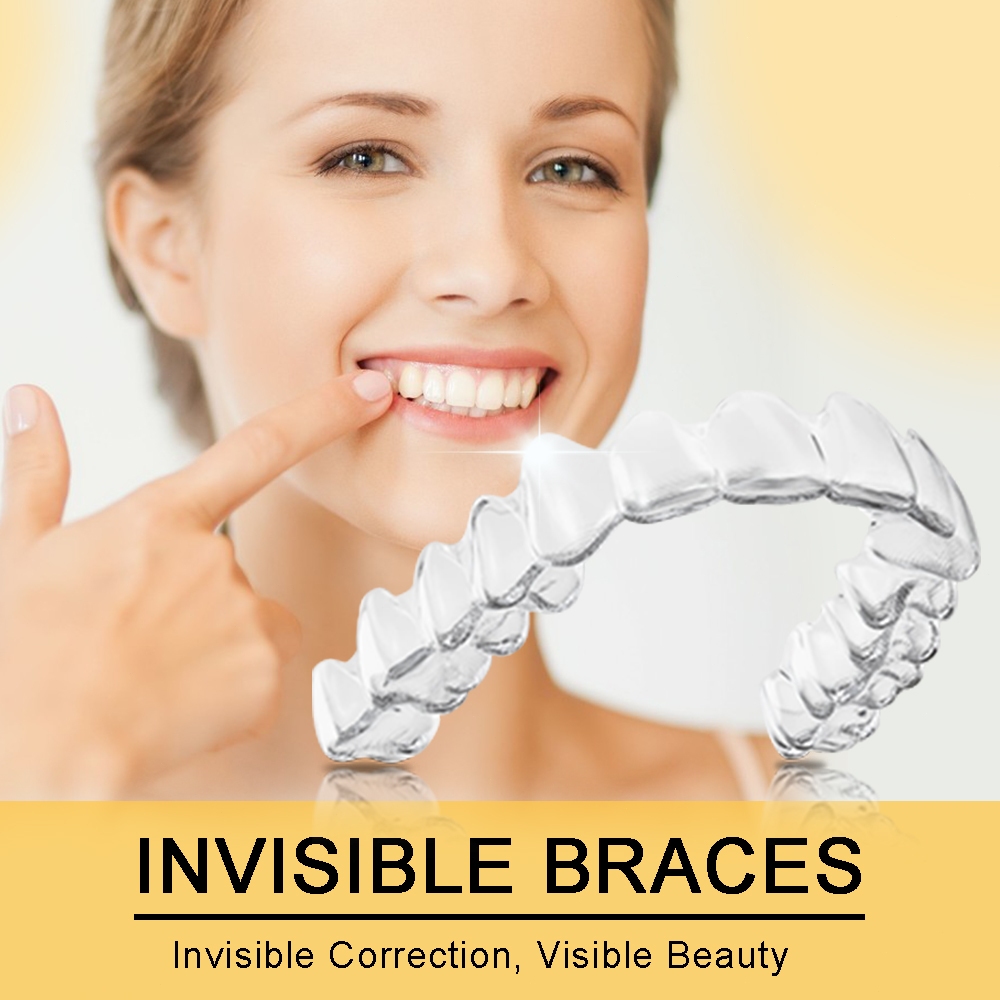 Invisible braces set braces corrective teeth retainers anti-grinding ...