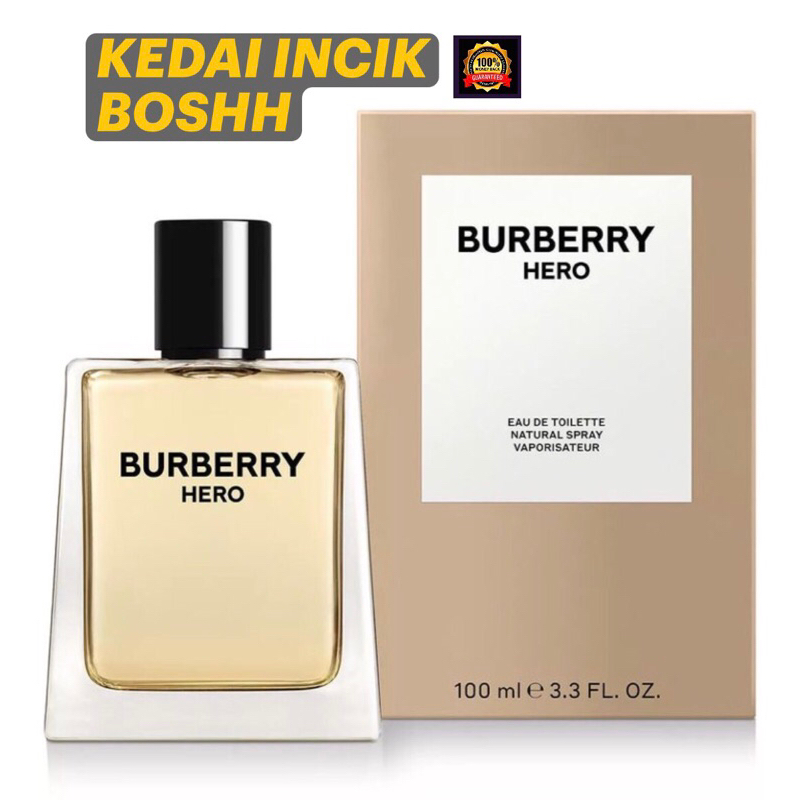 💯ORI BURB-ERRY Hero Eau De Parfum 100 ml | Shopee Malaysia
