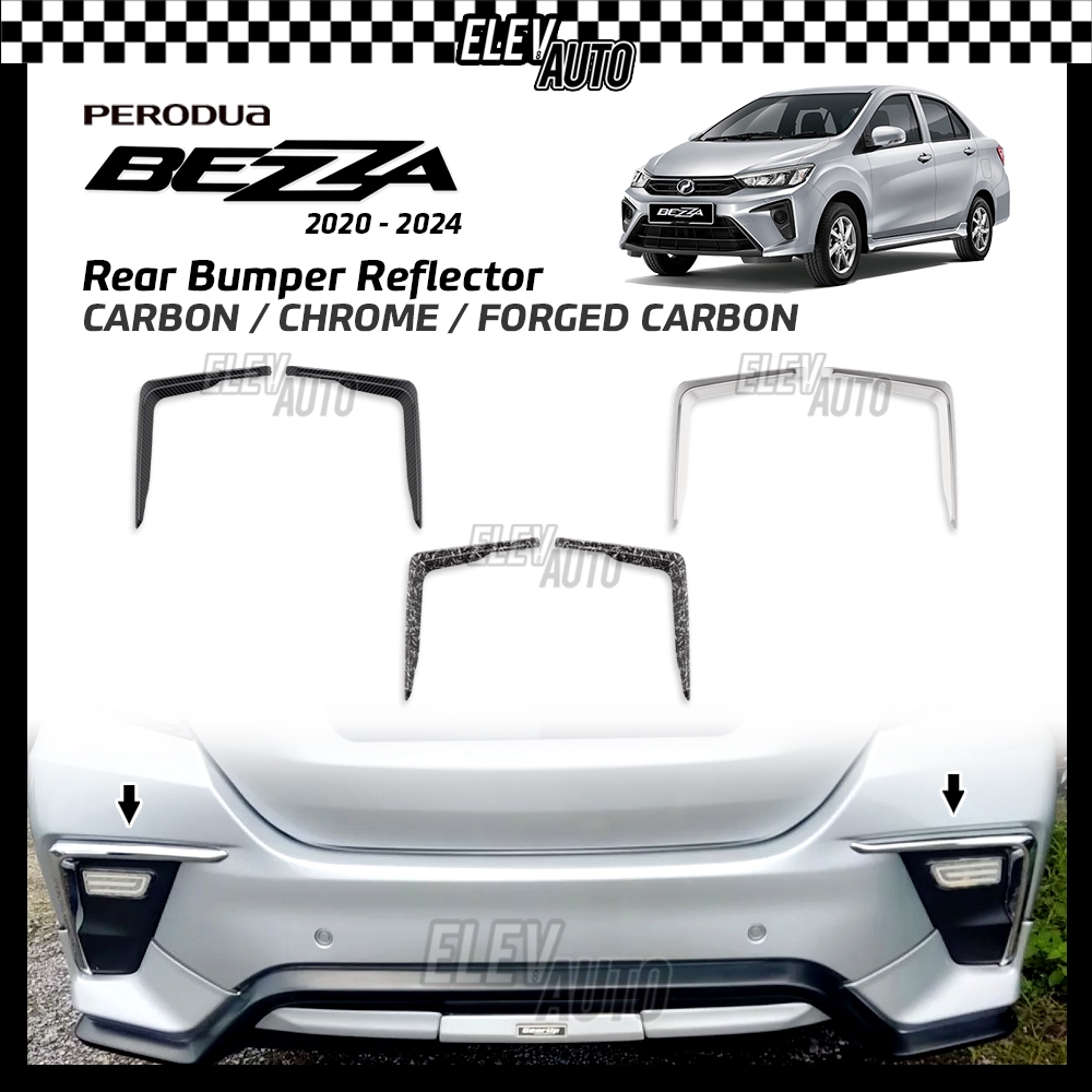 Perodua Bezza 2020 - 2024 Rear Bumper Reflector Frame Rear Fog Lamp ...