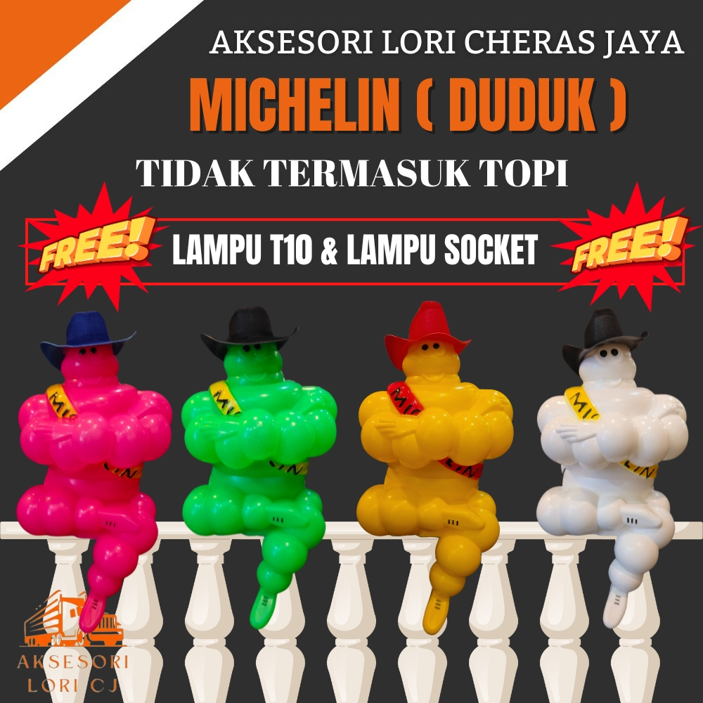 AKSESORI LORI CHERAS JAYA PATUNG MICHELIN SEKALI BRACKET LORI KERETA ...