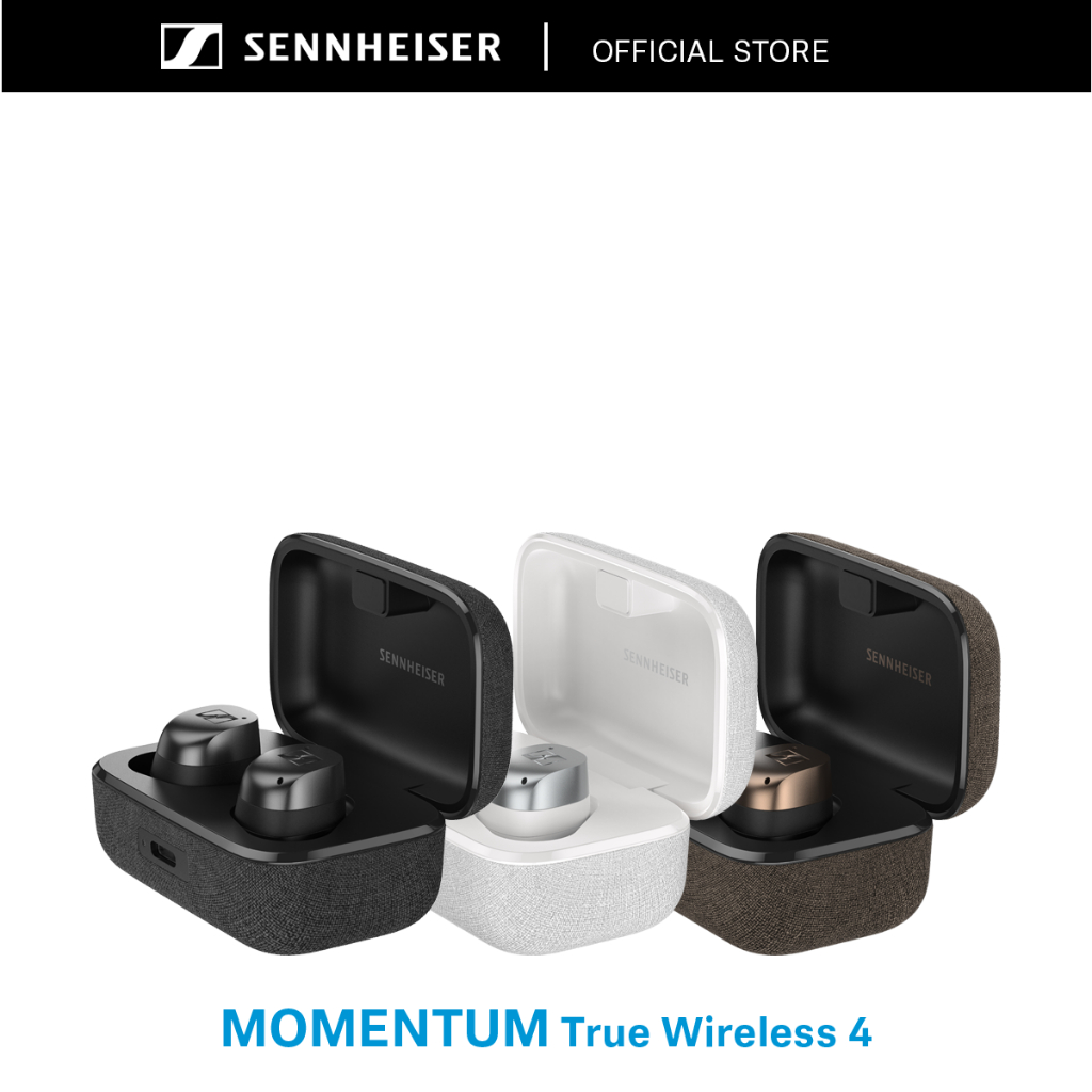Sennheiser MOMENTUM True Wireless 4 Earbuds Noise Cancelling IP54 Wireless Charging - MTW4 ...